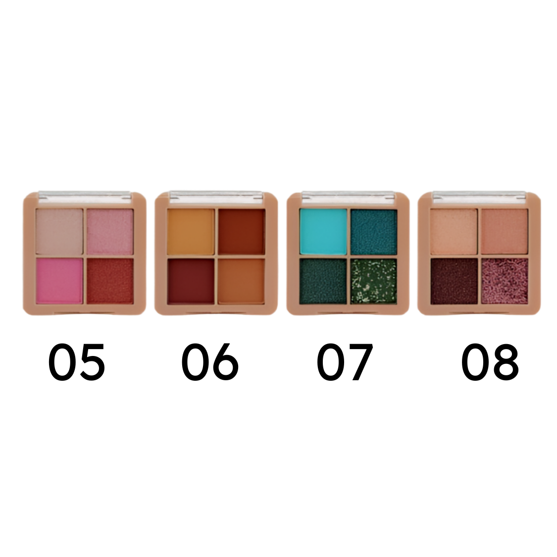Paleta 4 Sombras de Ojos - Easy Paris - Mariquillarte